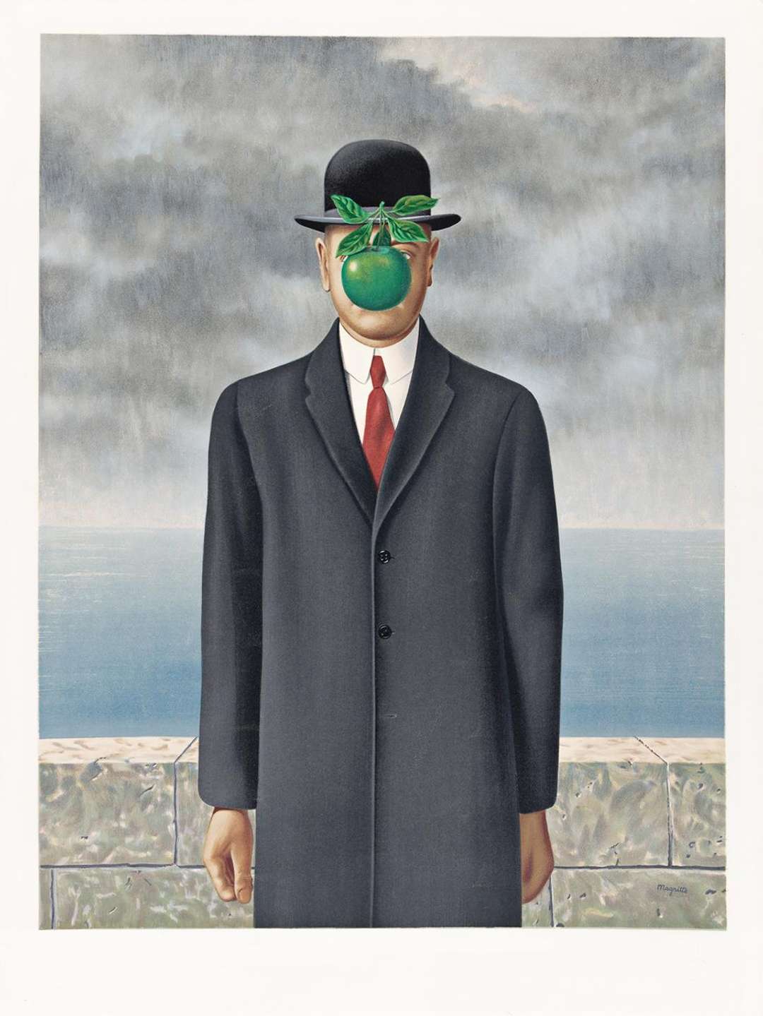 René Magritte Le Fils De L'Homme (Unsigned Print) 1973 | MyArtBroker