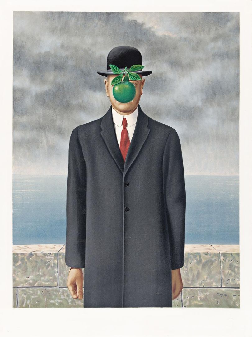 René Magritte Le Fils De L'Homme (Unsigned Print) 1973 | MyArtBroker