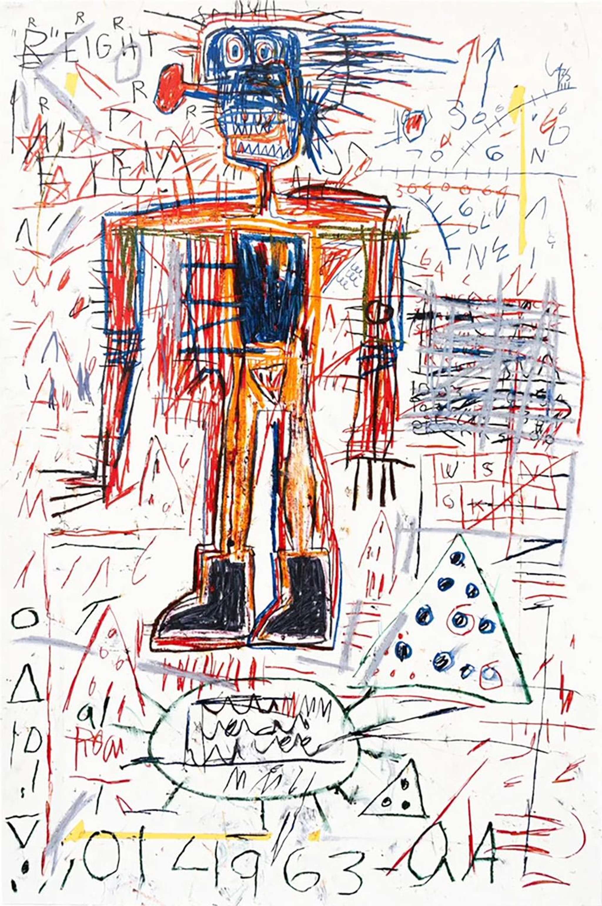 Jean-Michel Basquiat The Figure II (Unsigned Print) 2023 | MyArtBroker