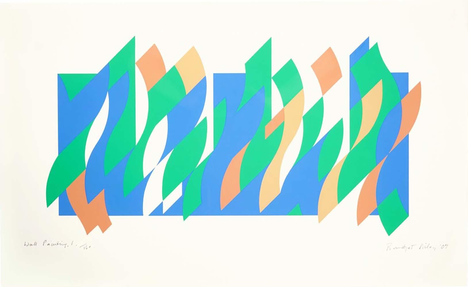 Bridget Riley Wall Painting (Signed Print) 2007 | MyArtBroker