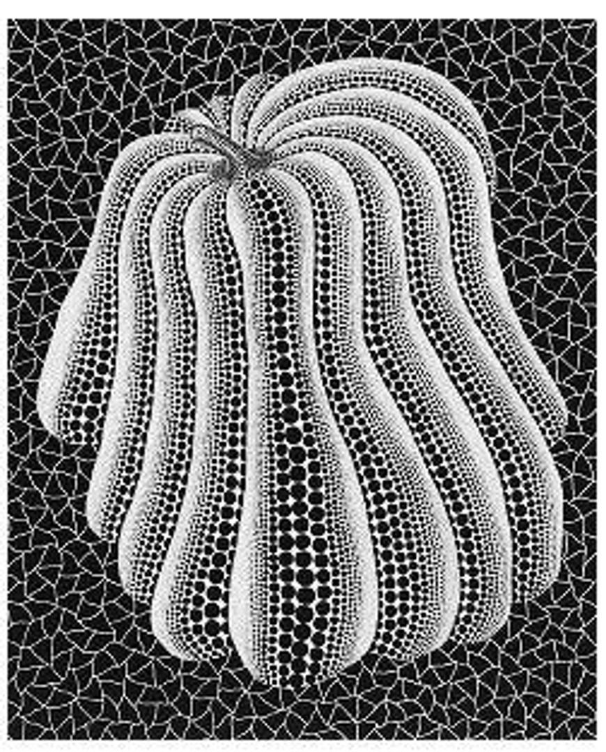 Yayoi Kusama Thinking Pumpkin (Signed Print) 1993 | MyArtBroker