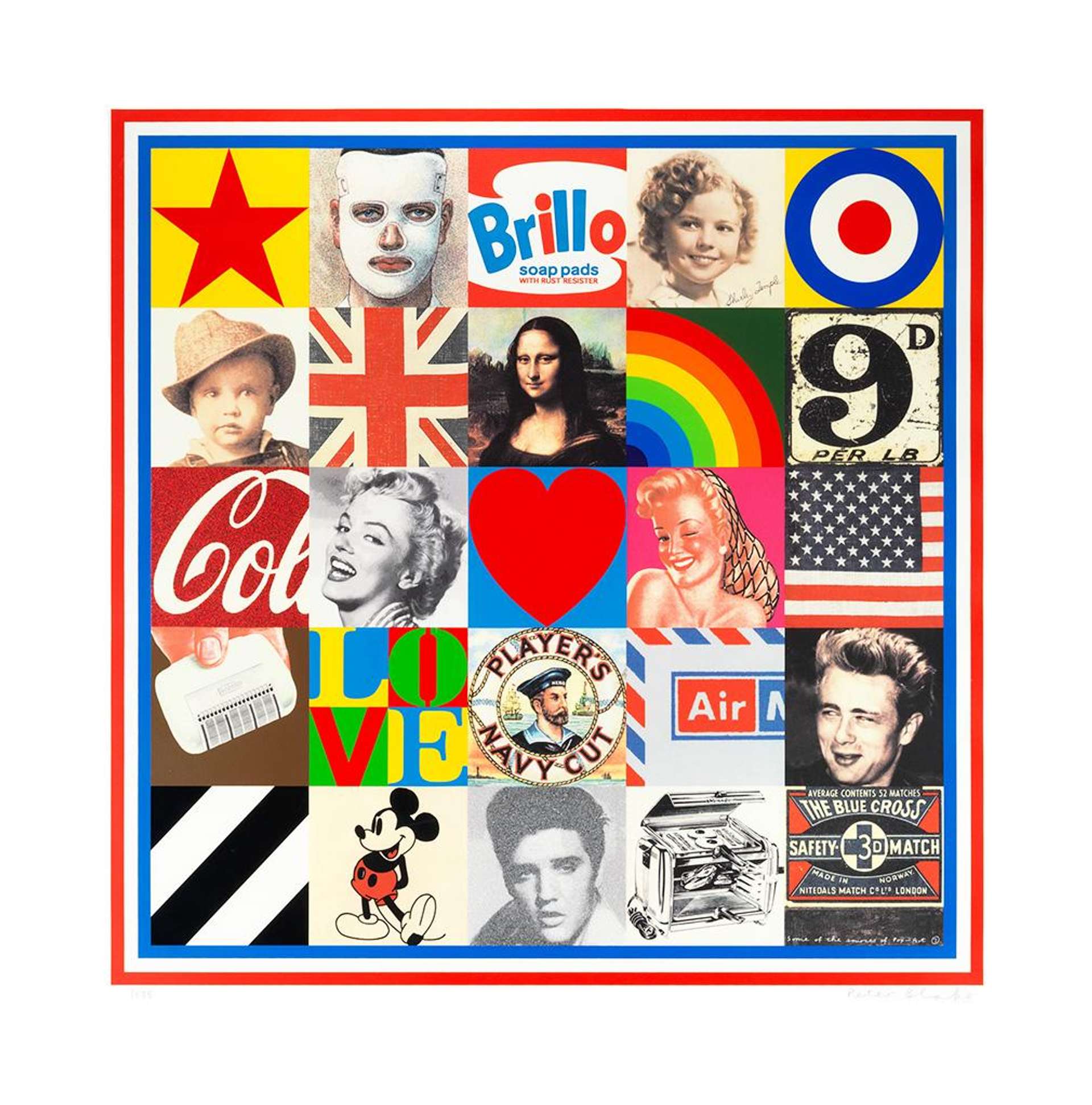 Peter Blake Sources Of Pop Art VII (Signed Print) 2009 | For Sale