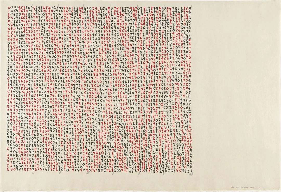 Mel Bochner Range (Signed Print) 1979 | For Sale