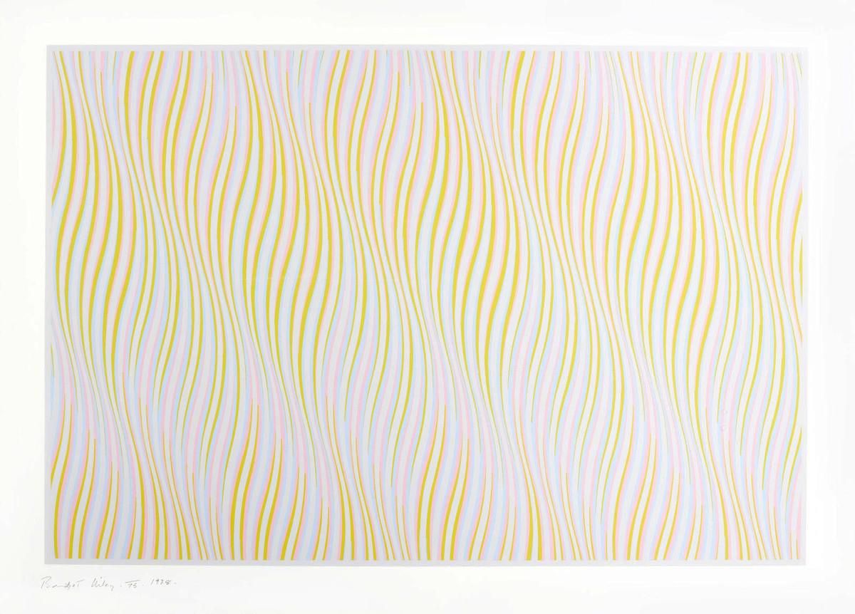 Bridget Riley Untitled (bronze) (Signed Print) 1978 | MyArtBroker