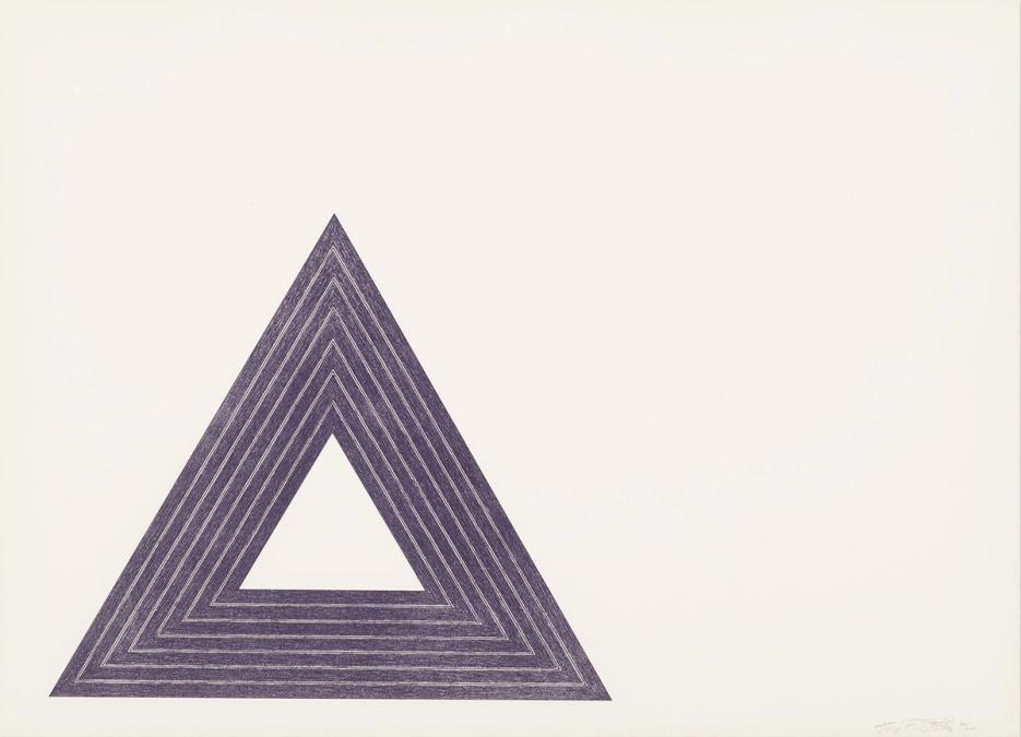 Frank Stella Leo Castelli (Signed Print) 1972 | For Sale