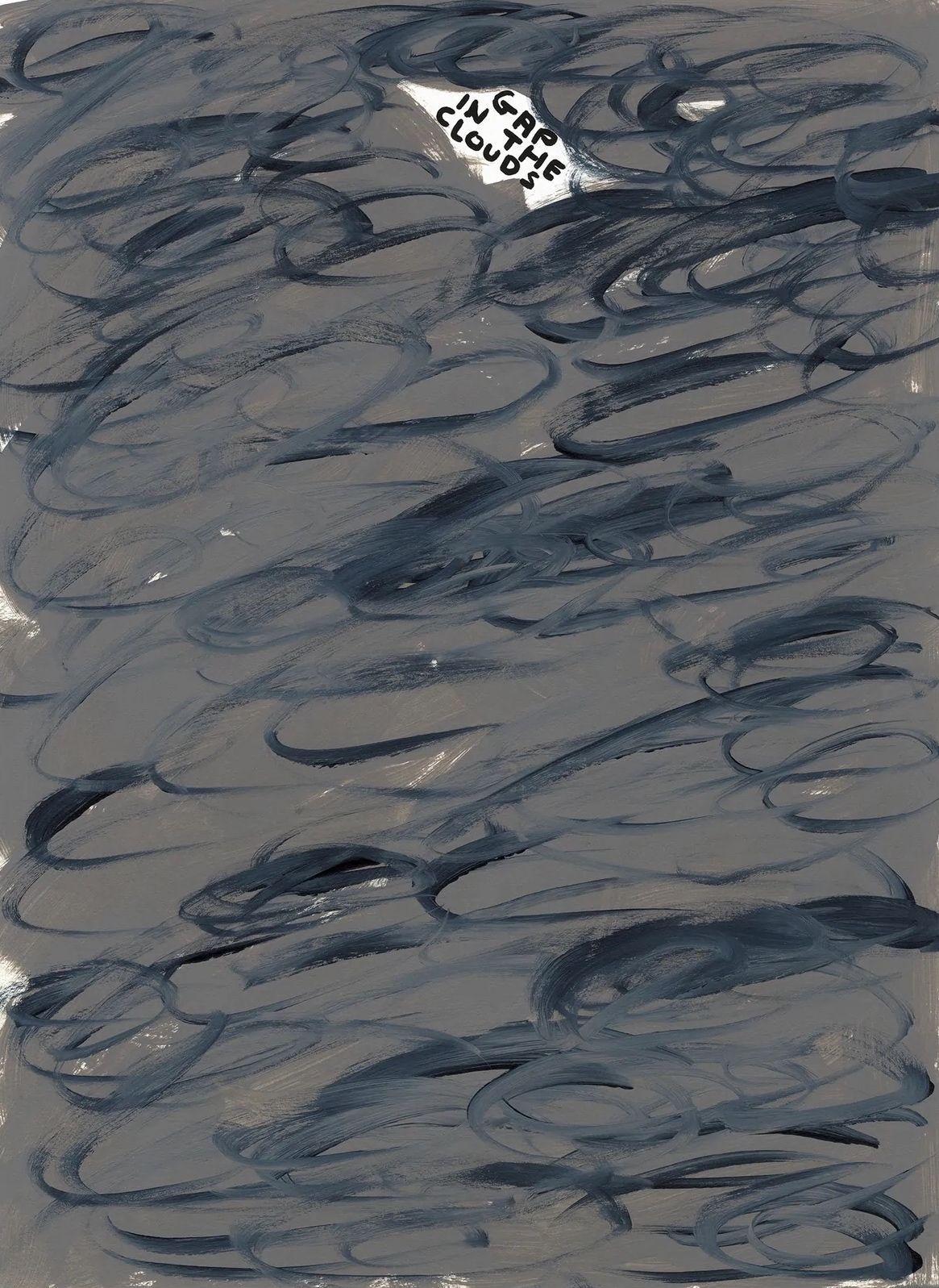 David Shrigley Gap In The Clouds (Unsigned Print) 2022 | MyArtBroker