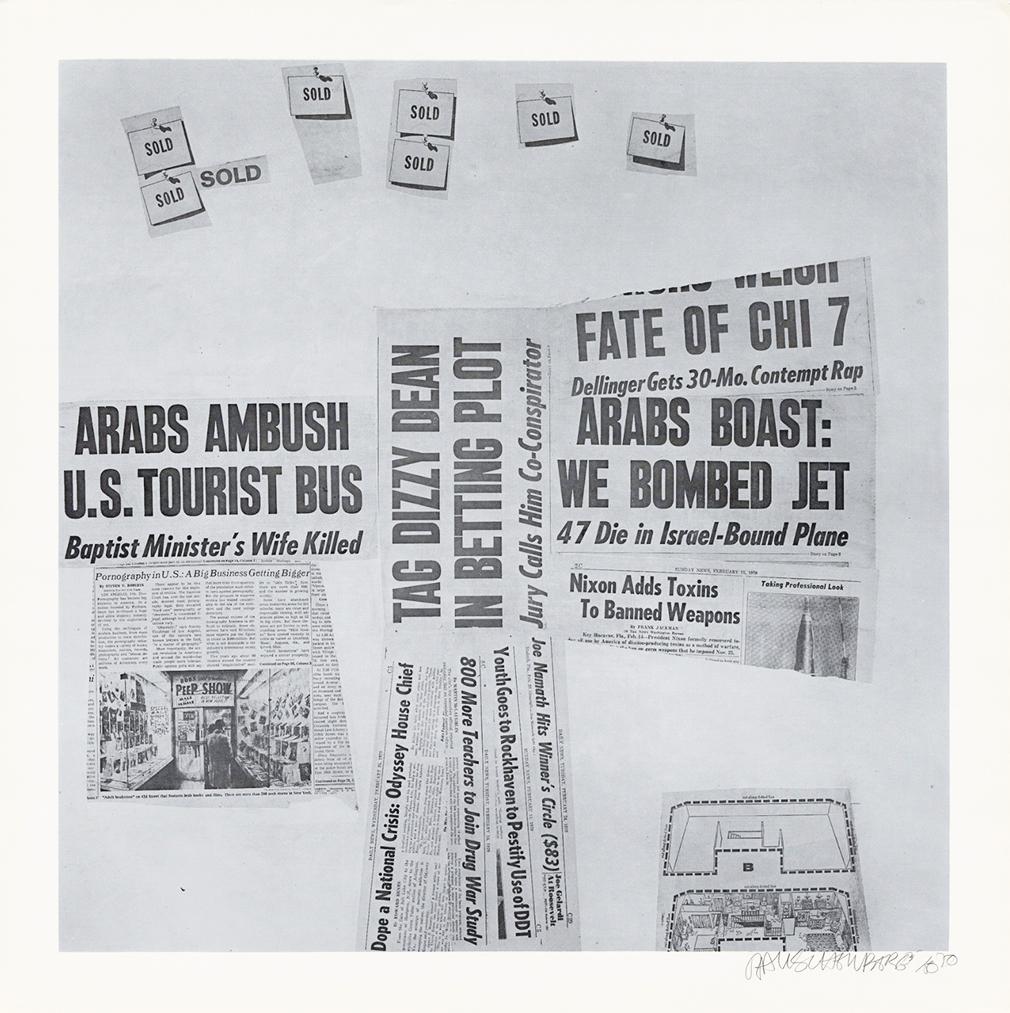 Robert Rauschenberg Features XIX (Signed Print) 1970 | For Sale