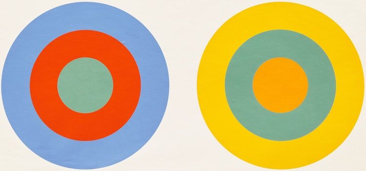 Claude Tousignant 3-75 (Signed Print) 1975
