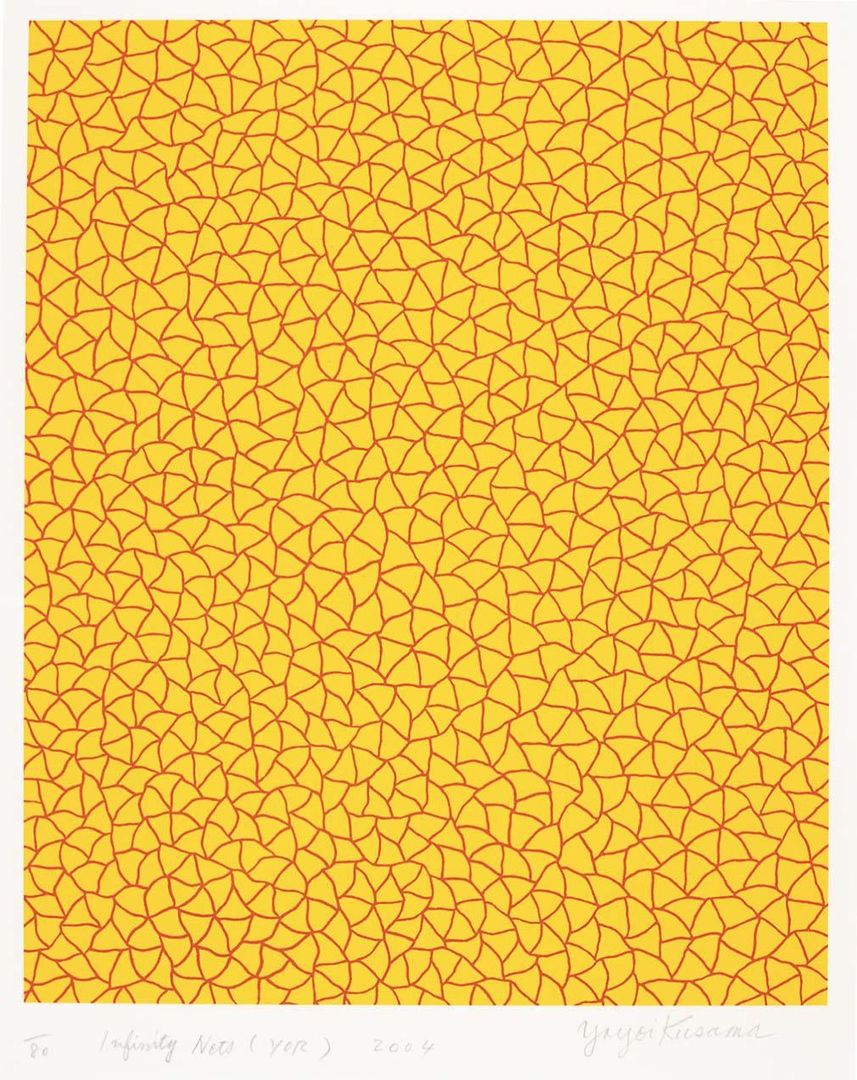 Yayoi Kusama Infinity Nets (YOR) (Signed Print) 2004 | For Sale