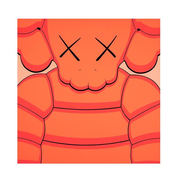 KAWS What Party (orange) (Signed Print) 2020 | For Sale