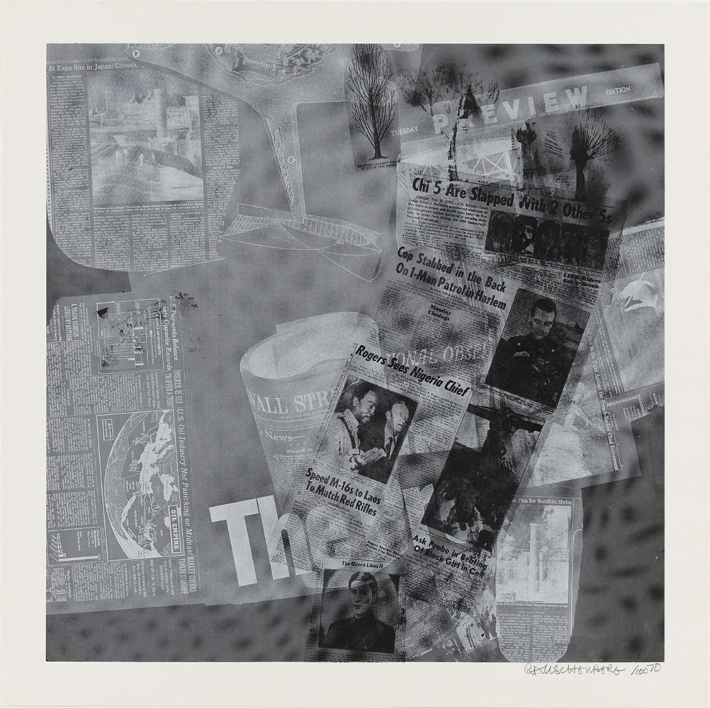 Robert Rauschenberg Surface VII (Signed Print) 1970 | Buy & Sell