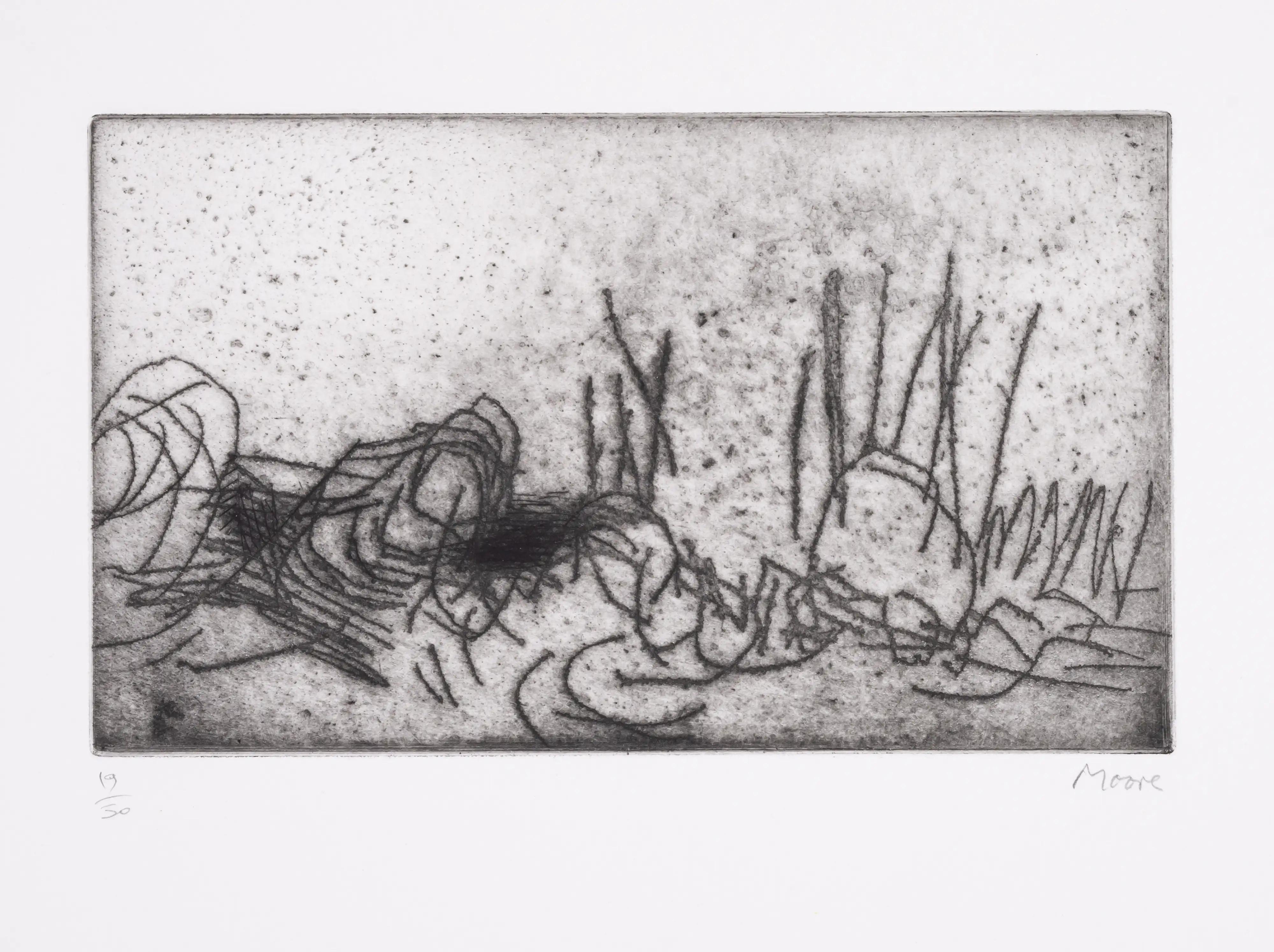 Henry Moore Wreck (Signed Print) 1970 | MyArtBroker