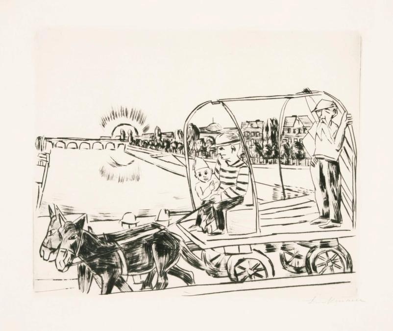 Max Beckmann Der Morgen (Signed Print) 1923