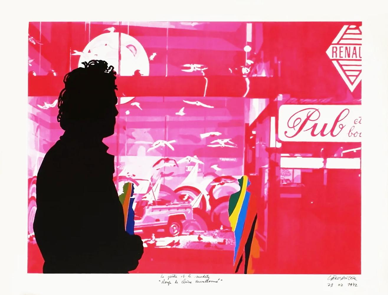 Gerard Fromanger Le Peintre Et Le Modèle 8 (Signed Print) 1973 ...