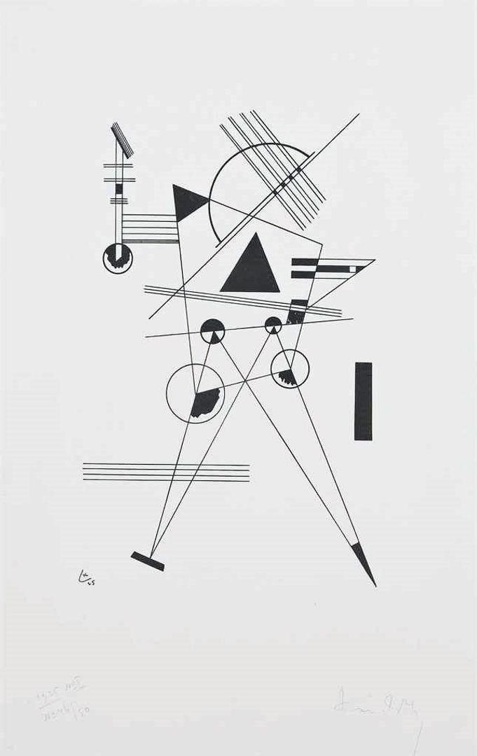 Wassily Kandinsky Lithographie I (Signed Print) 1925 | MyArtBroker