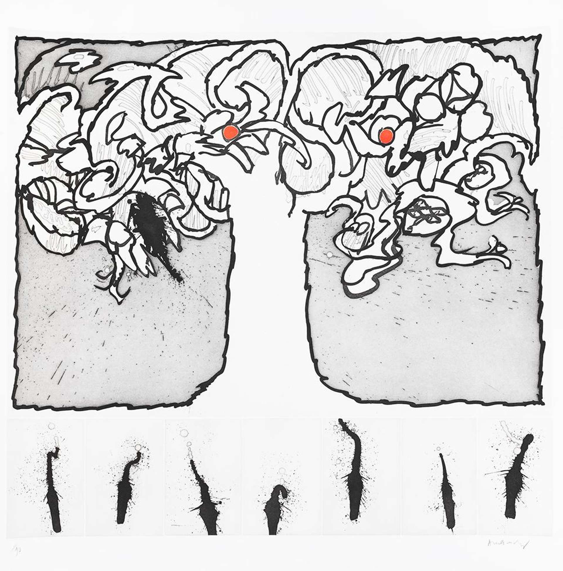 Pierre Alechinsky Arbre De Vie (Signed Print) 1973 | For Sale