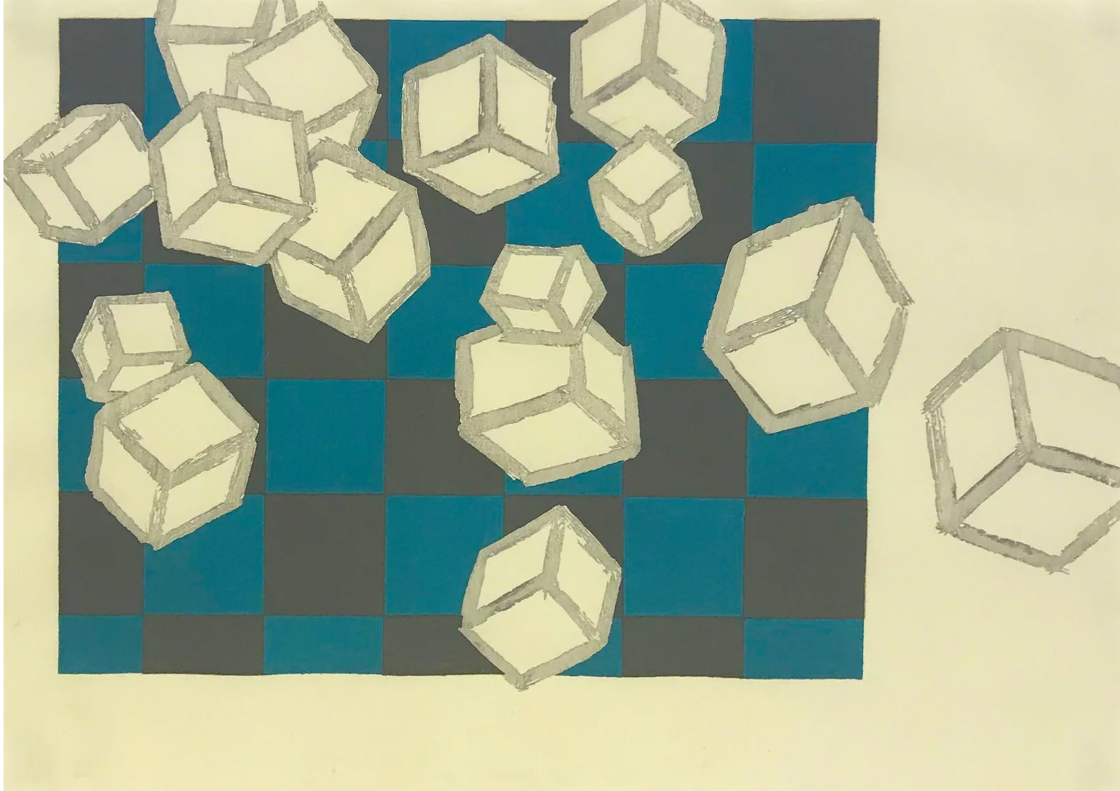 Floating World (Ukiyo-E) by Mel Bochner Meaning, Analysis & Auction ...