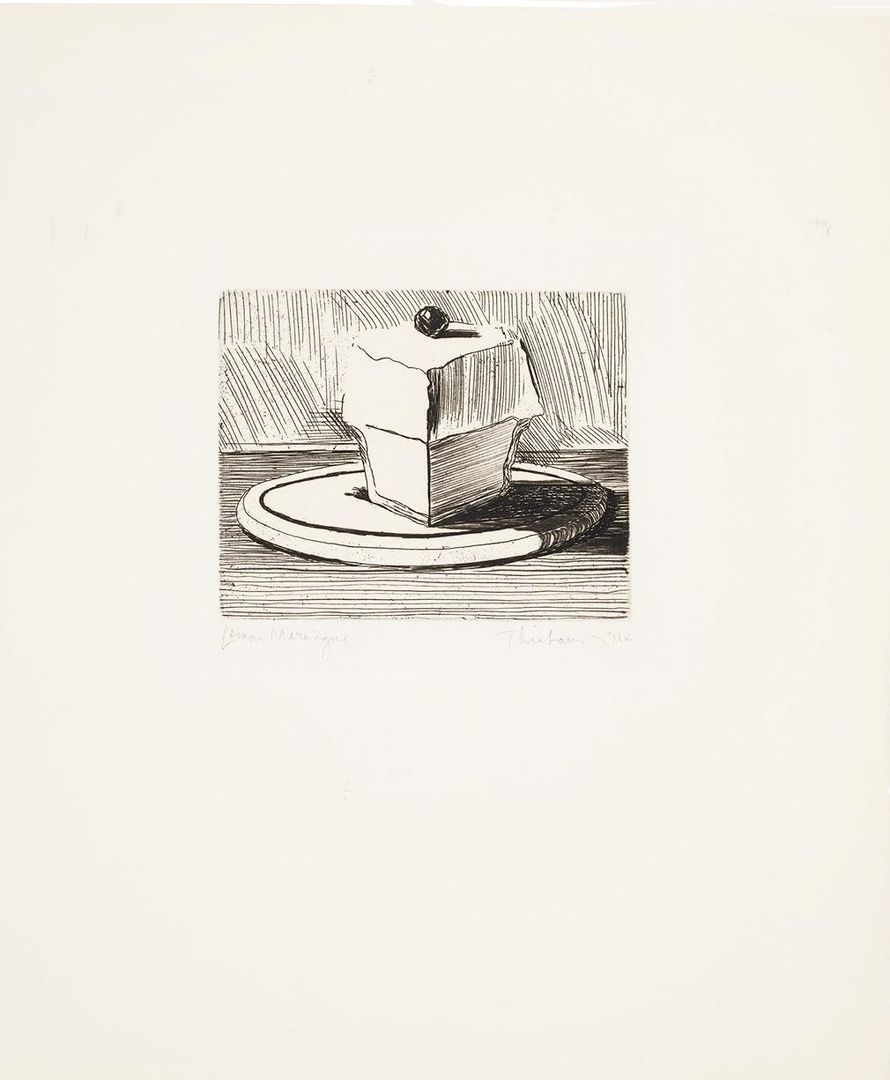 Wayne Thiebaud Lemon Meringue (Signed Print) 1964 | MyArtBroker