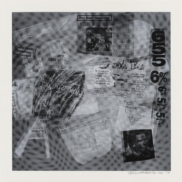 Robert Rauschenberg Surface III (Signed Print) 1970 | MyArtBroker