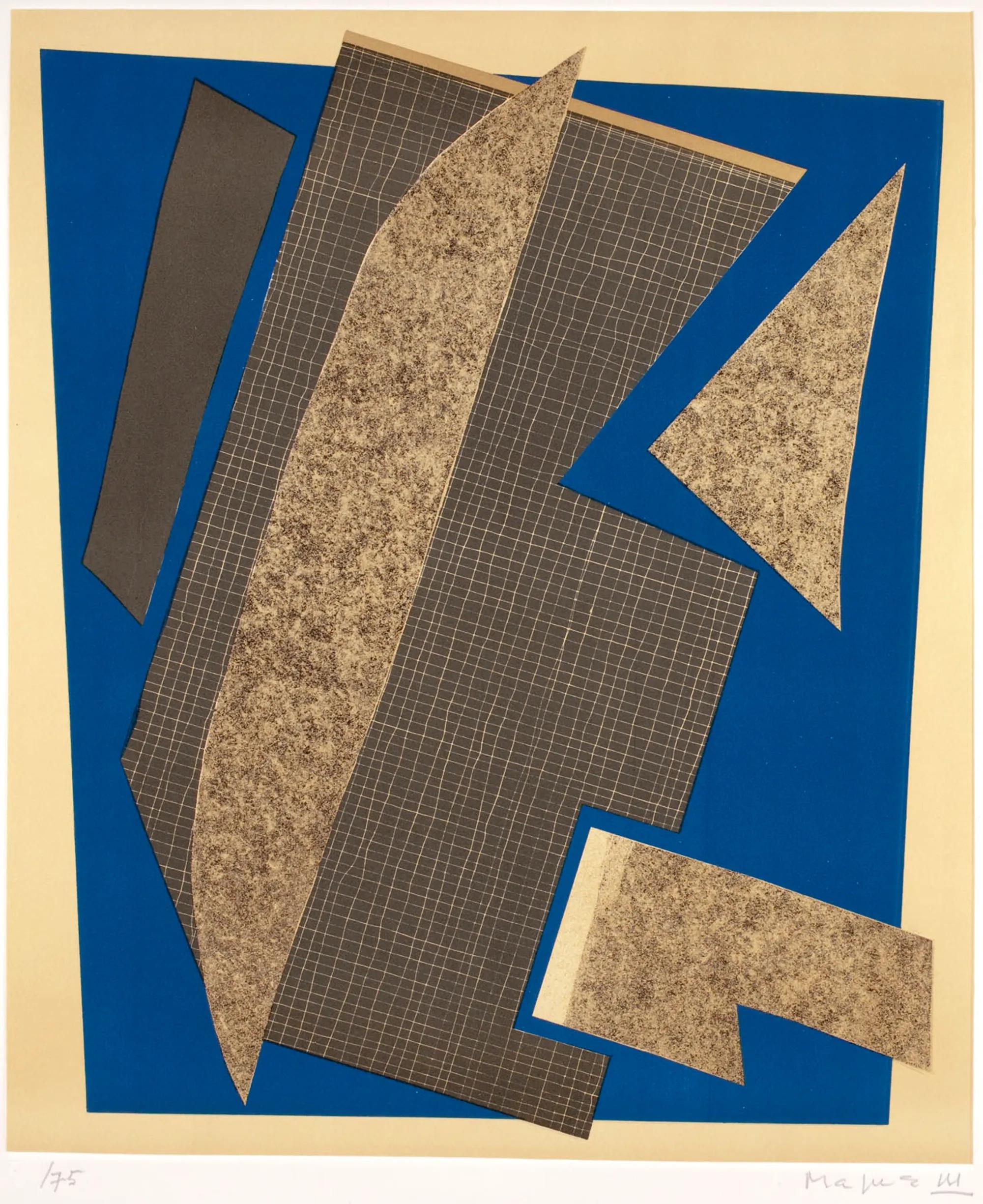 Alberto Magnelli No. 3 (Collages Di Magnelli) (Signed Print) 1971