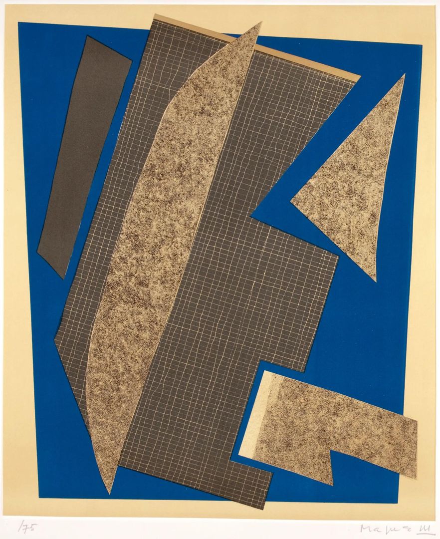 Alberto Magnelli No. 3 (Collages Di Magnelli) (Signed Print) 1971 ...