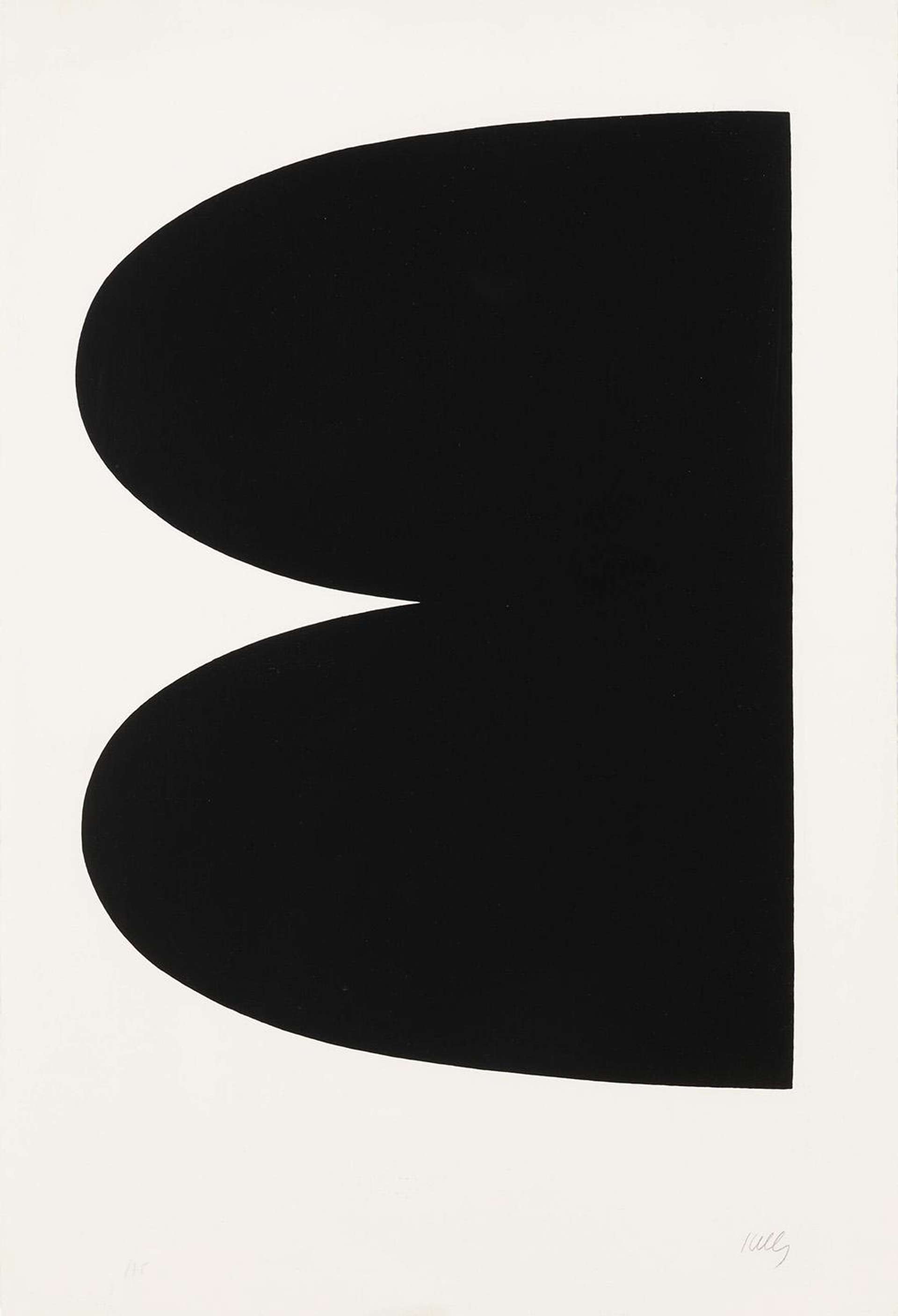Ellsworth Kelly Black (Signed Print) 1965 | For Sale