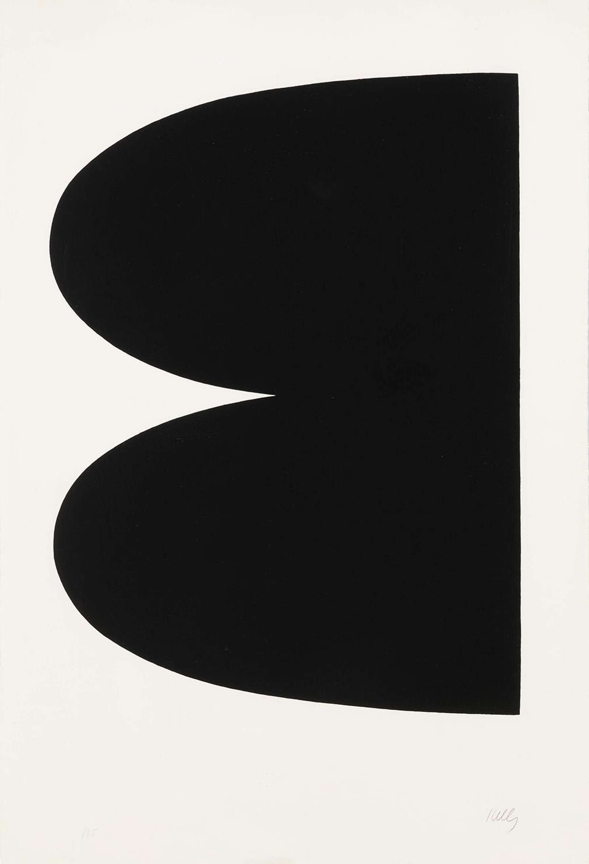 Ellsworth Kelly Black (Signed Print) 1965 | For Sale