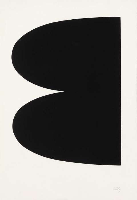 Ellsworth Kelly Black (Signed Print) 1965 | MyArtBroker
