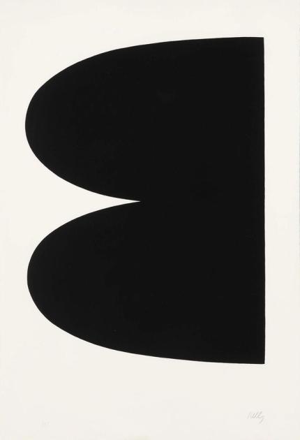 Ellsworth Kelly Black (Signed Print) 1965 | For Sale