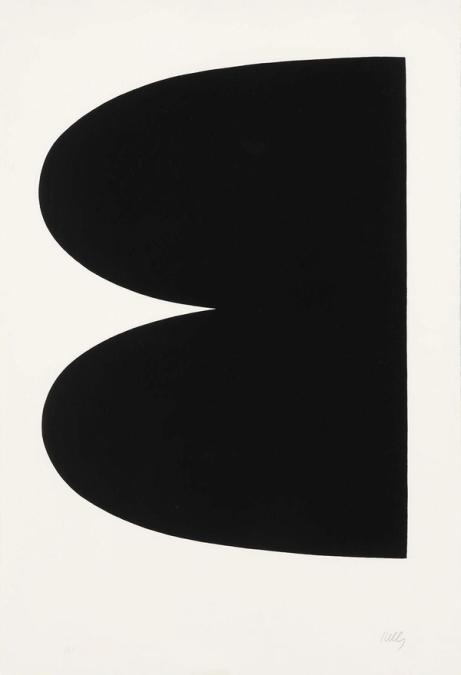 Ellsworth Kelly Black (Signed Print) 1965 | For Sale