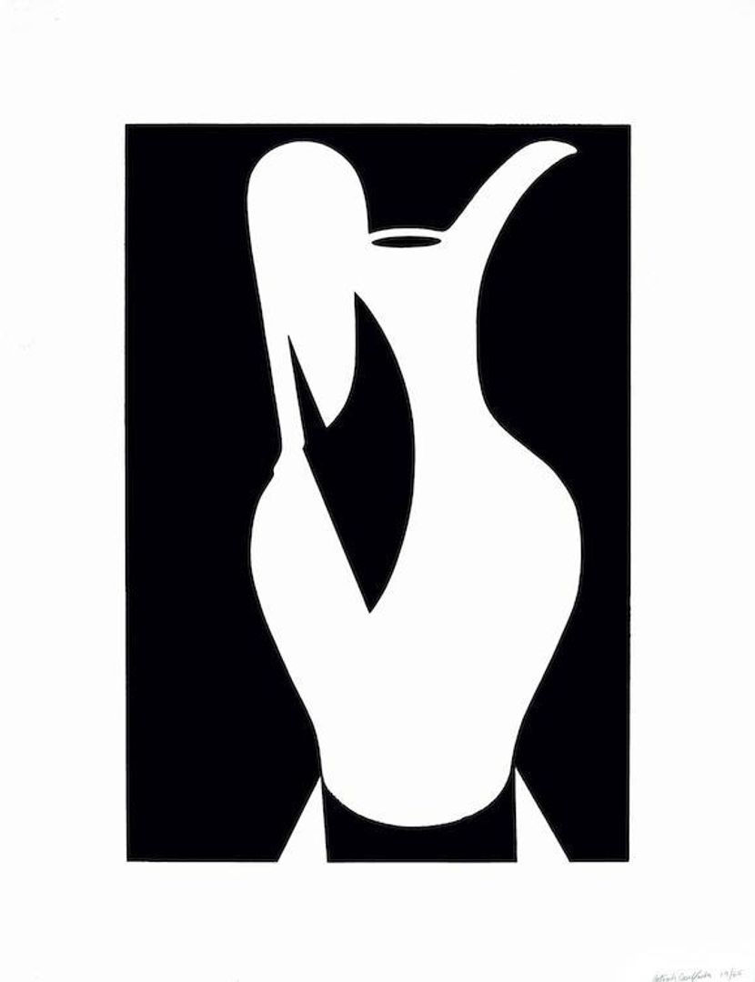 Patrick Caulfield Large White Jug (Signed Print) 1990 | MyArtBroker