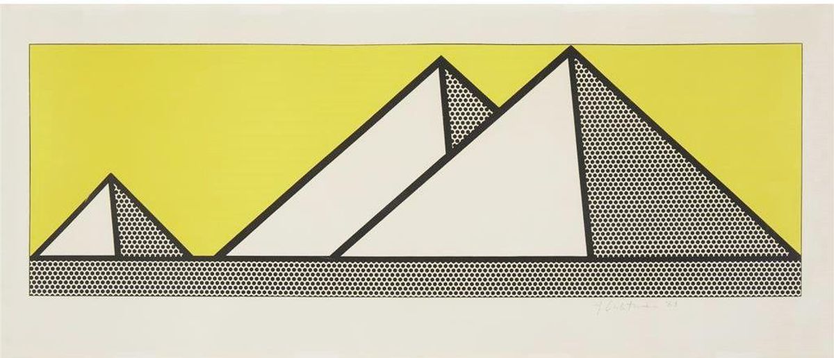 Roy Lichtenstein Pyramids (Signed Print) 1969 | MyArtBroker