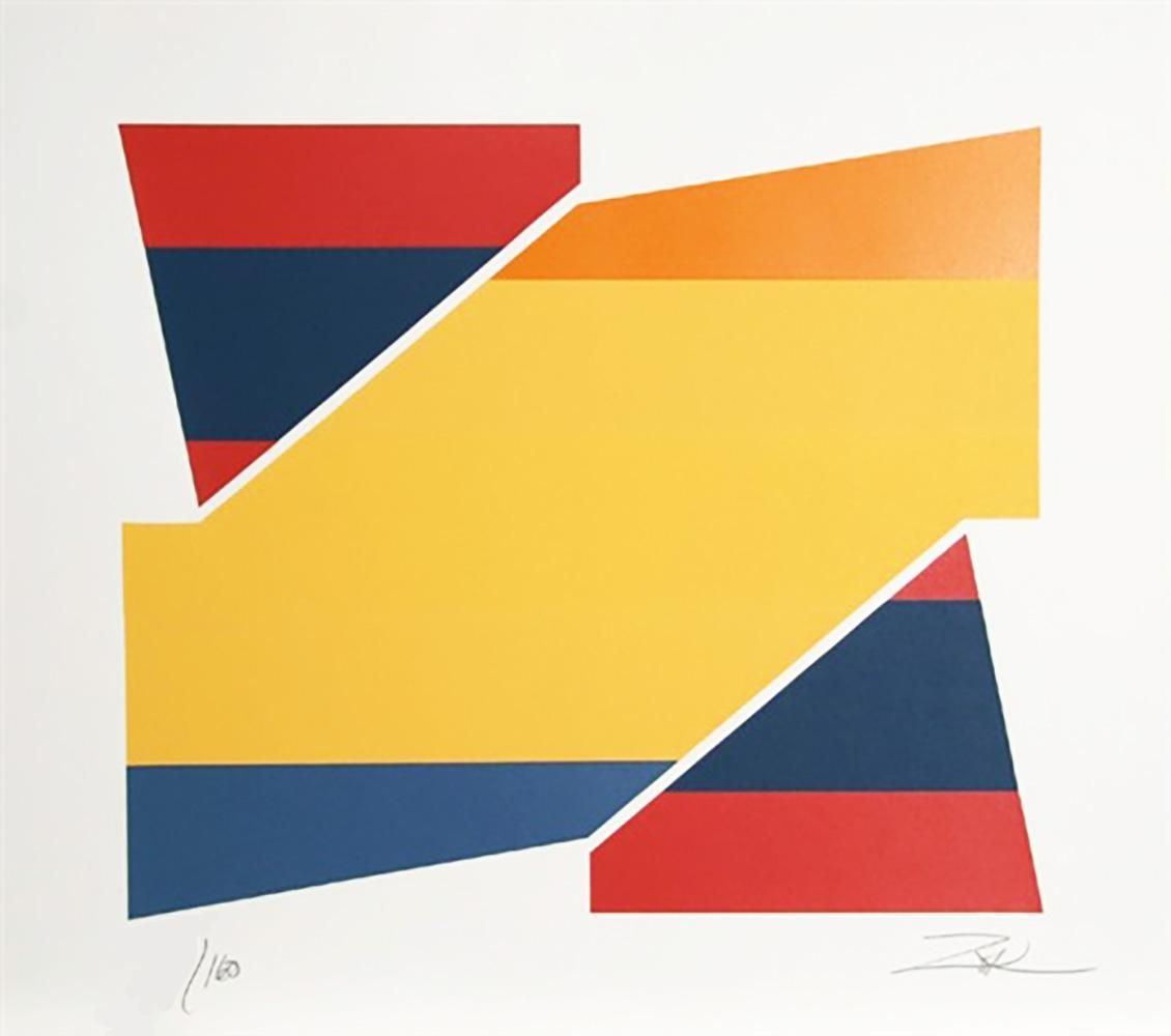 Larry Zox Rotation II (Signed Print) 1980
