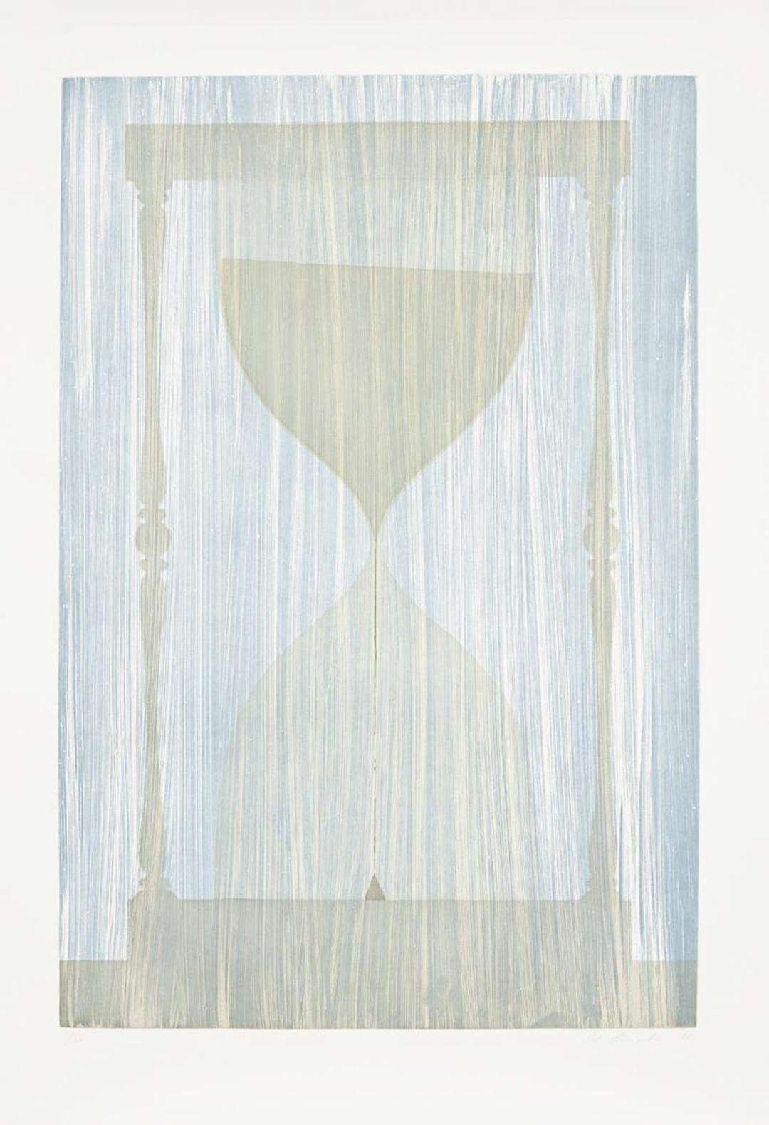 Ed Ruscha Hourglass (Signed Print) 1988 | MyArtBroker