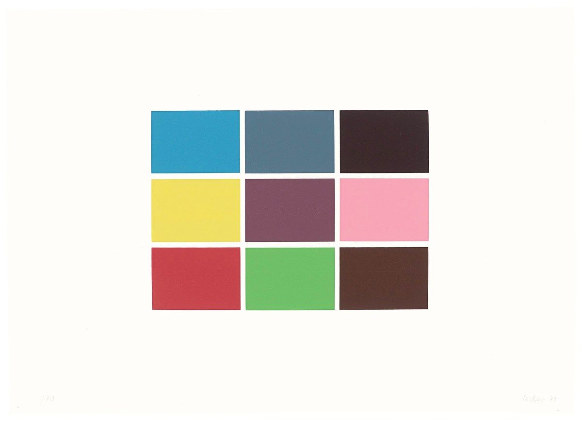 Colour Charts by Gerhard Richter Background & Meaning ...