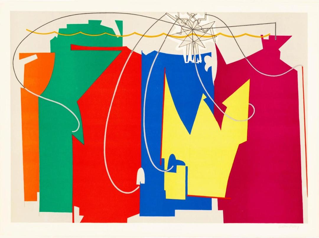 Man Ray Rope Dancer Accompanies Herself With Her Shadows (Signed Print ...