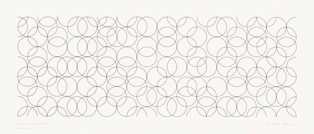 Bridget Riley Composition With Circles 7 (Signed Print) 2011 | MyArtBroker
