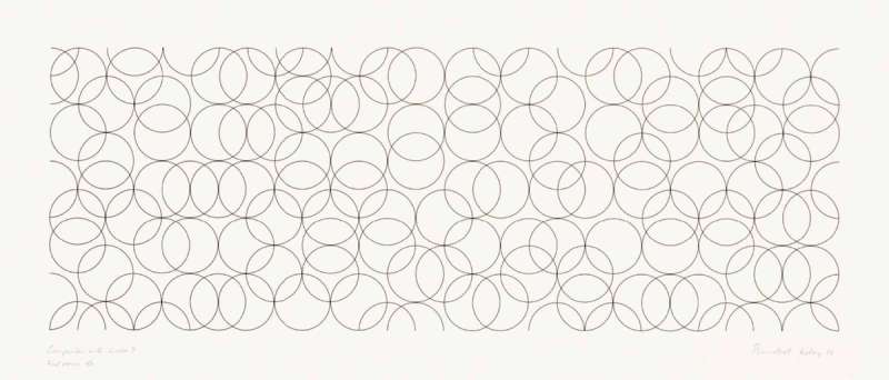 Bridget Riley Composition With Circles 1 (Signed Print) 1998