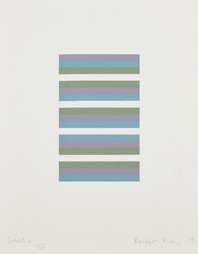 Bridget Riley Intervals II (Signed Print) 2019 | MyArtBroker