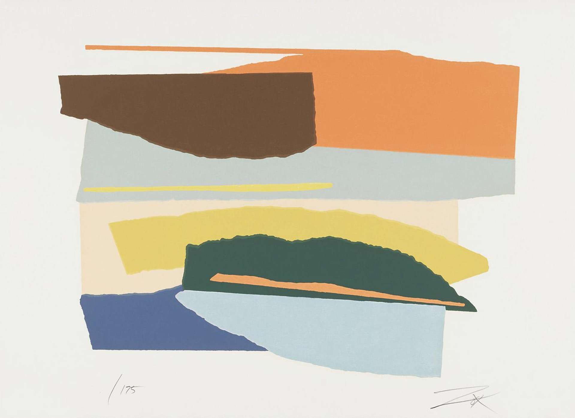 Larry Zox Niagara Series I (Signed Print) 1973 | MyArtBroker