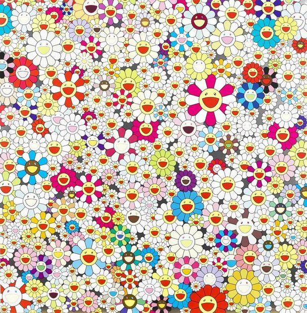 Takashi Murakami Field Of Smiling Flowers (Signed Print) 2010 | MyArtBroker