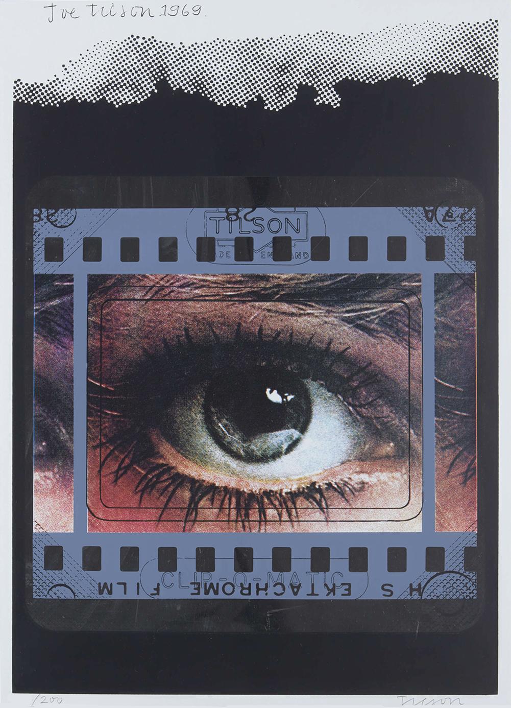 Joe Tilson Transparency Clip-o-Matic Eye (Signed Print) 1969 | For Sale