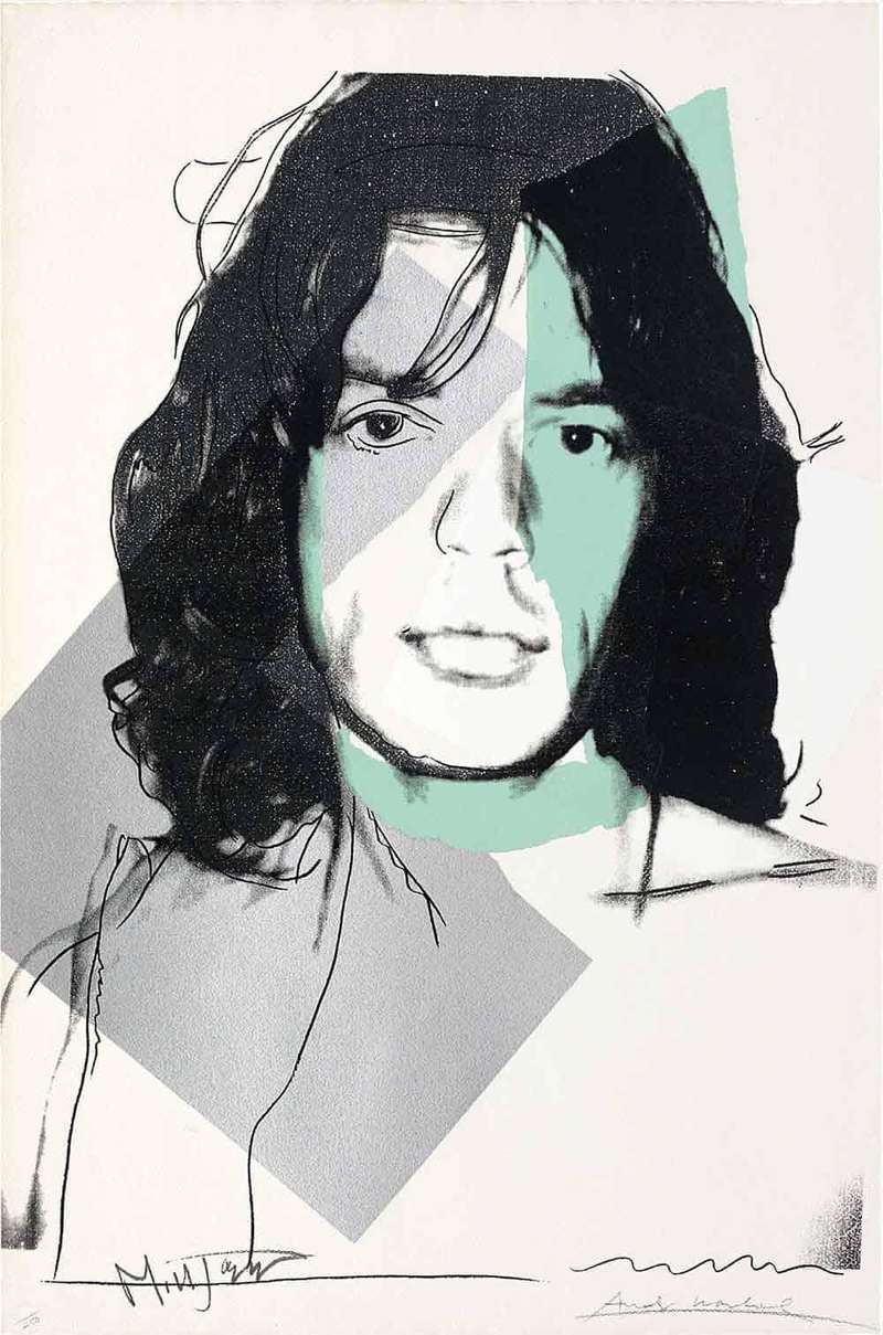 Andy Warhol Mick Jagger (F. & S. II.147) (Signed Print) 1975