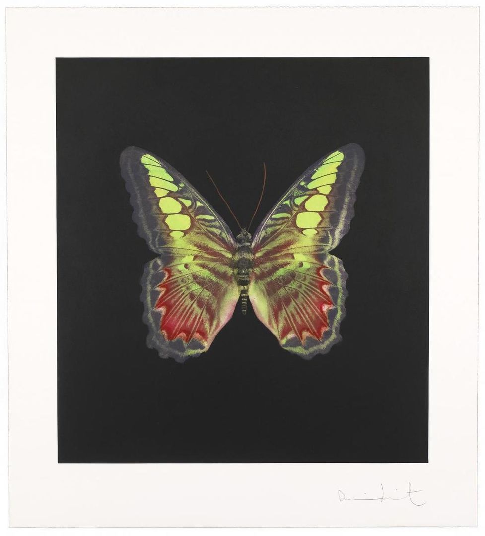 « The Souls On Jacob’s Ladder Take Their Flight » par Damien Hirst ...