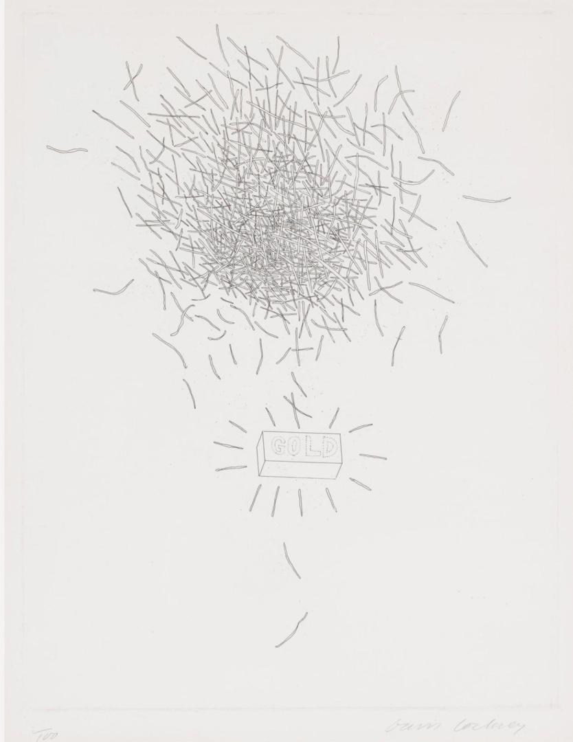 David Hockney Gold (Signed Print) 1969 | MyArtBroker