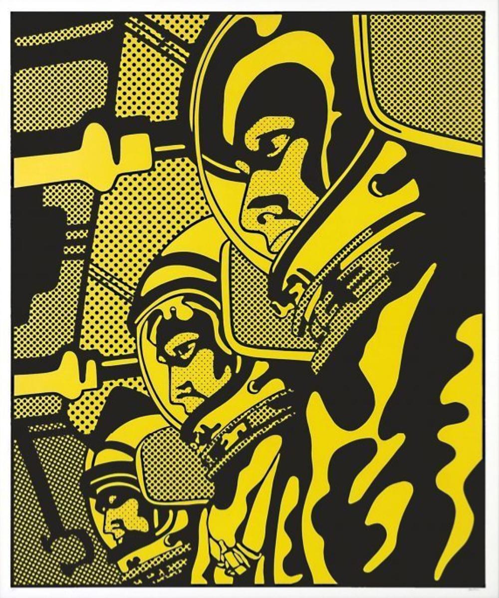 Claudio Tozzi Astronauta Amarelo (Signed Print) 1970