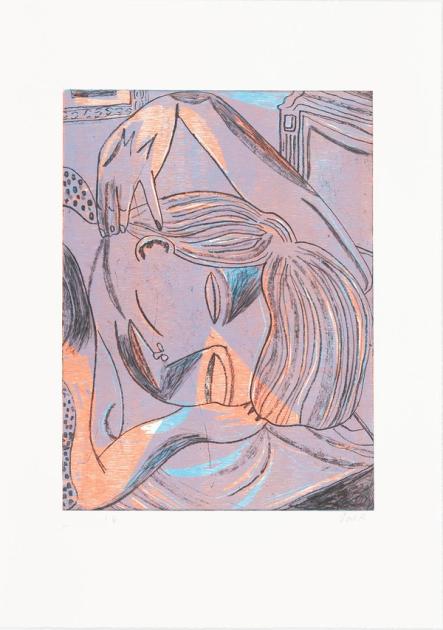 Tal R The Sleep (Signed Print) 2016