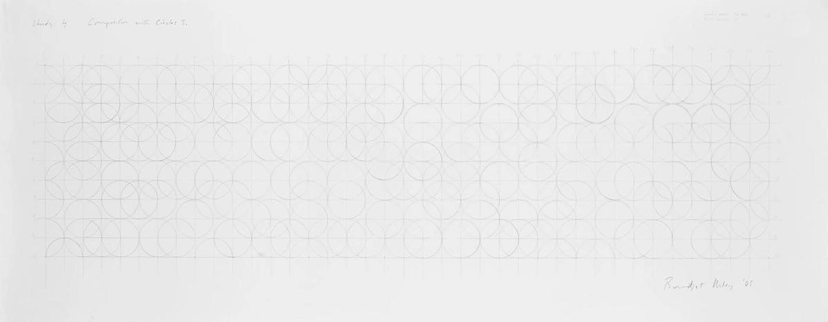 Bridget Riley Composition With Circles 3 (Signed Print) 2003 | MyArtBroker