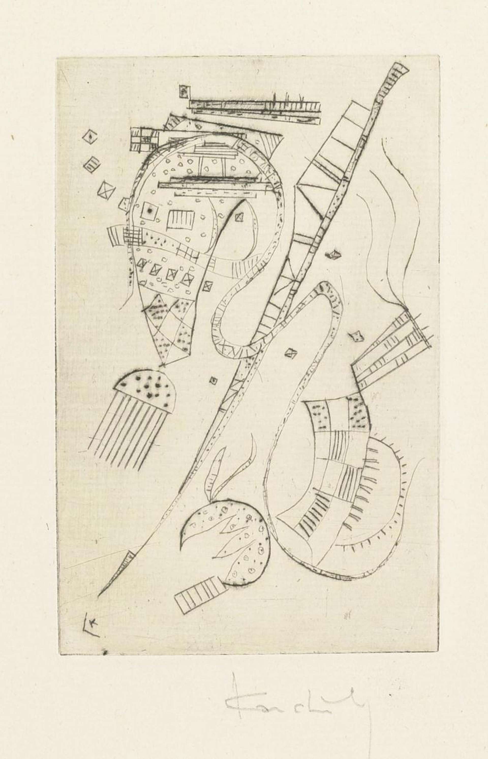 Wassily Kandinsky Radierung Für Stephen Spender “Fraternity” (Signed ... Wassily Kandinsky Radierung Für Stephen Spender “Fraternity” (Signed ...