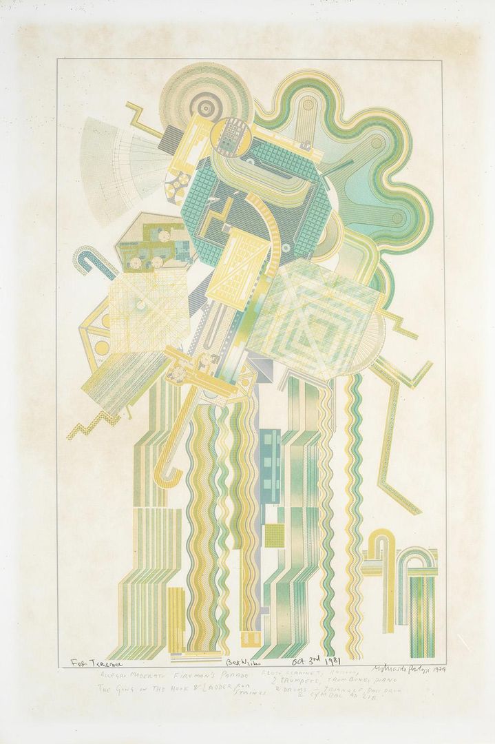 Eduardo Paolozzi Calcium Light Night 4 (Signed Print) 1977 | For Sale